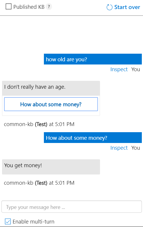 Ignoring QnA Maker multi-turn child utterances · Issue #1333 · microsoft/botbuilder-tools · GitHub