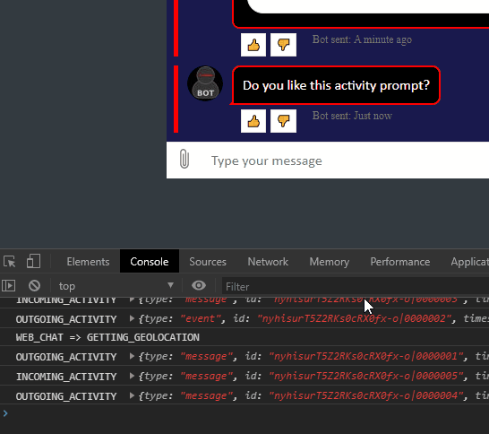 Customize And Brand The Feedback Option In React Webchat Putting On Html · Issue 3102
