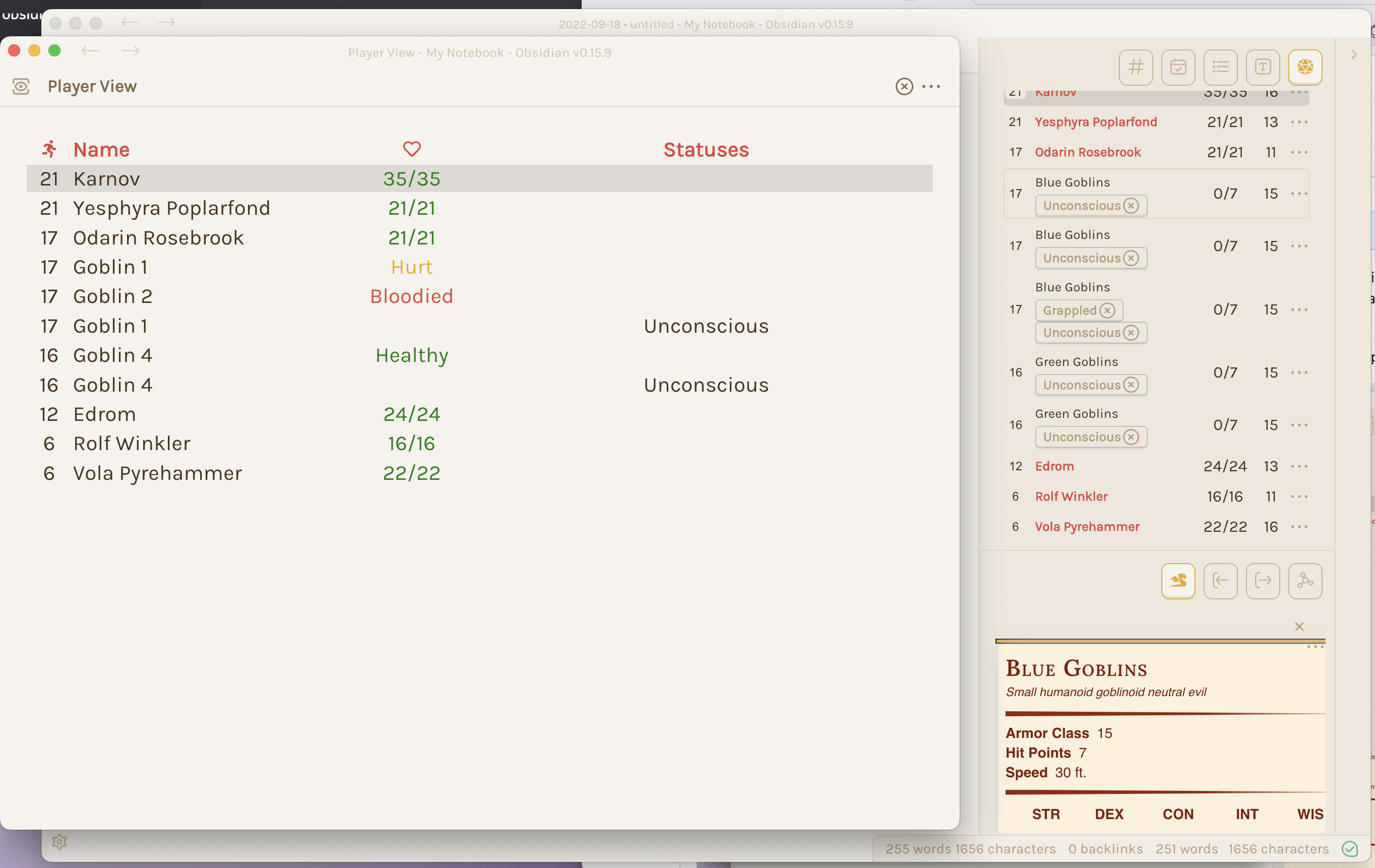 Player View Bugs · Issue #69 · javalent/initiative-tracker · GitHub
