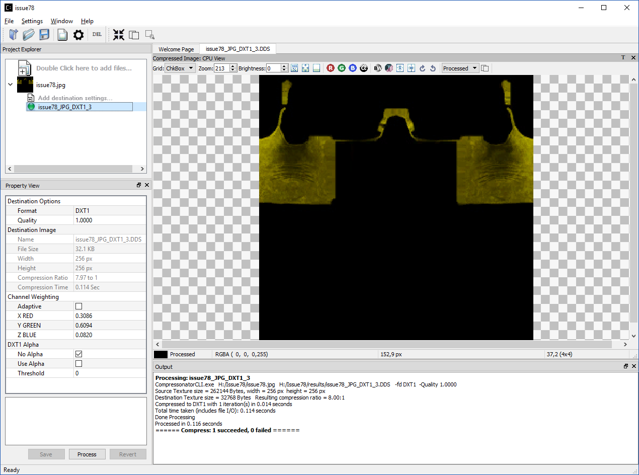 A little error in DXT1 · Issue #78 · GPUOpen-Tools/compressonator · GitHub