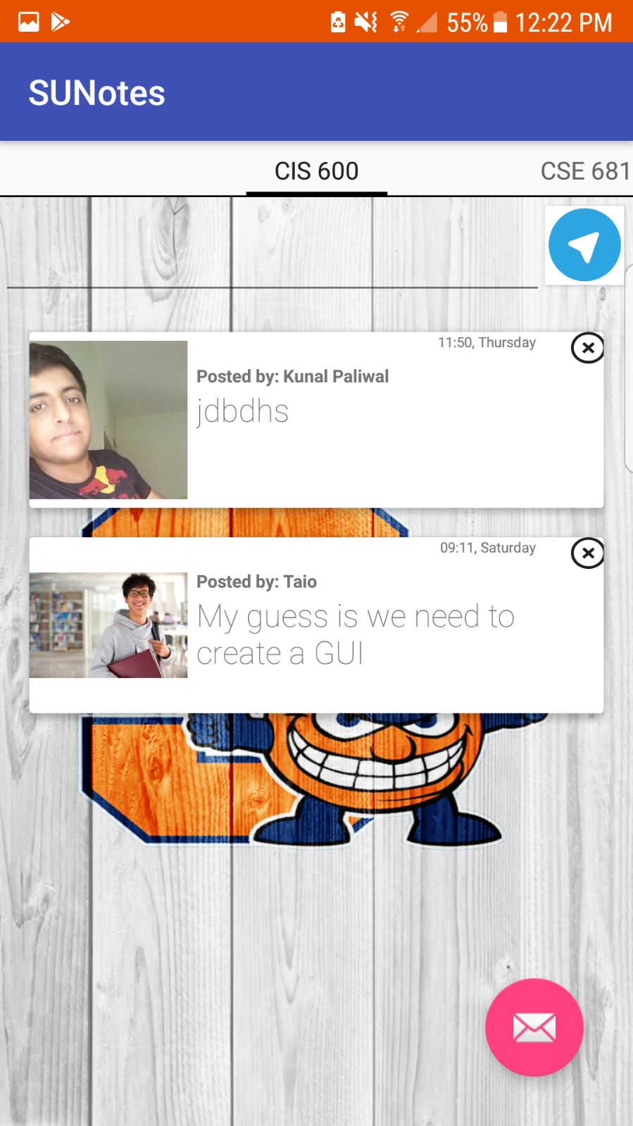 GitHub - Kun4lpal/SUNotes: A socal interaction platform for student ...