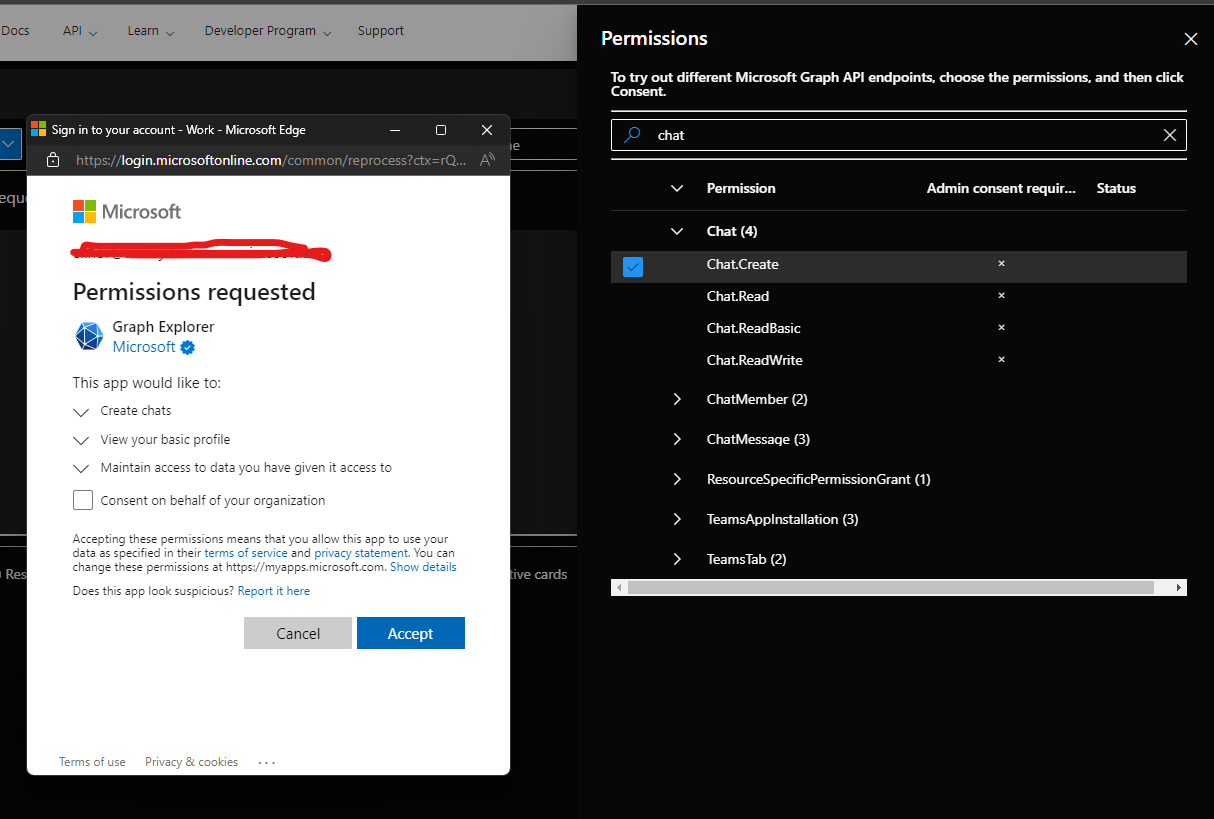 Permission Settings Consent Not Work · Issue #2021 · microsoftgraph/microsoft-graph-explorer-v4 ...