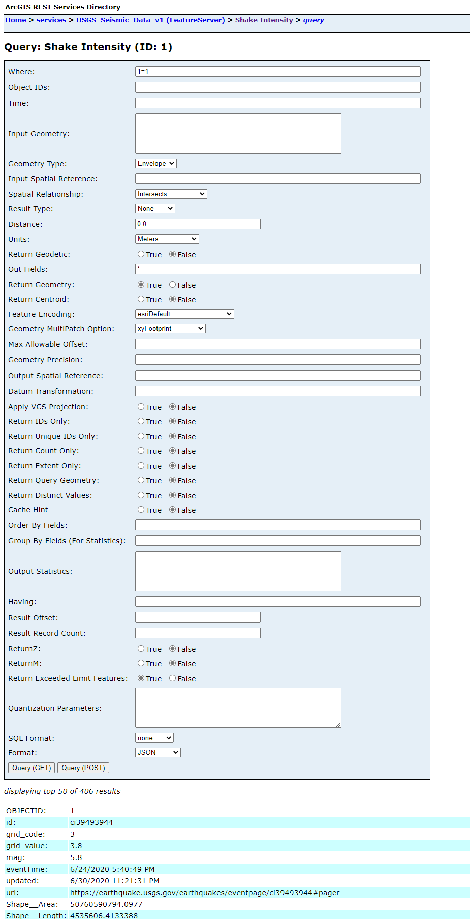 Unable to query features from the Recent Earthquakes Layer · Issue #793 · Esri/arcgis-python-api ...