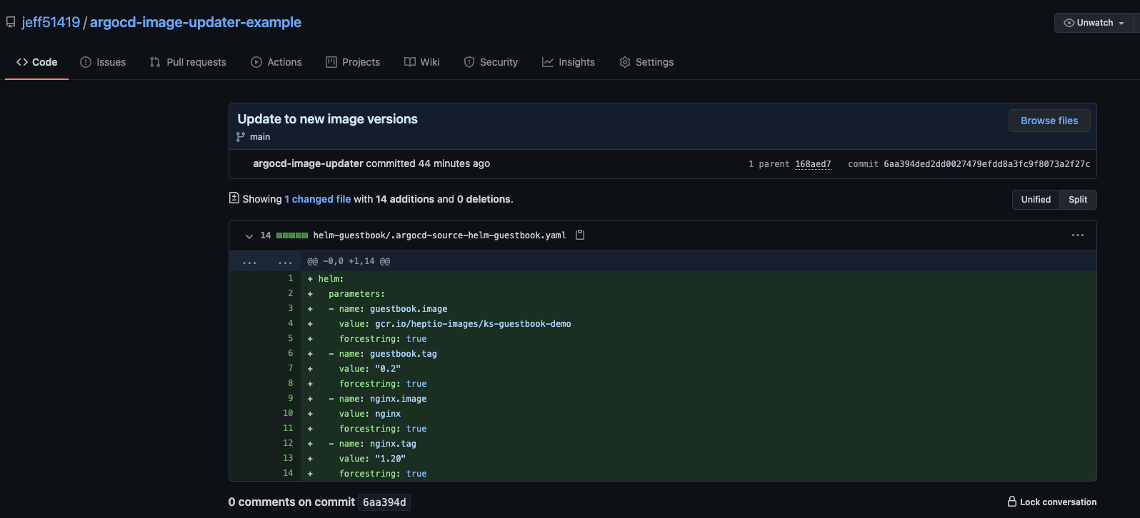 Multiple images in the same Helm chart, argocd image updater won't ...