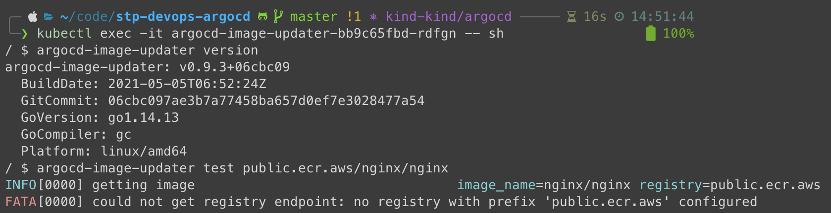 Could Not Get Aws Public Registry Endpoint · Issue 204 · Argoproj Labs Argocd Image Updater