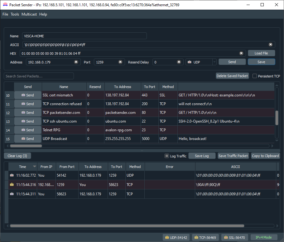 VISCA over IP - UDP vs TCP/IP · Issue #30 · glikely/obs-ptz · GitHub