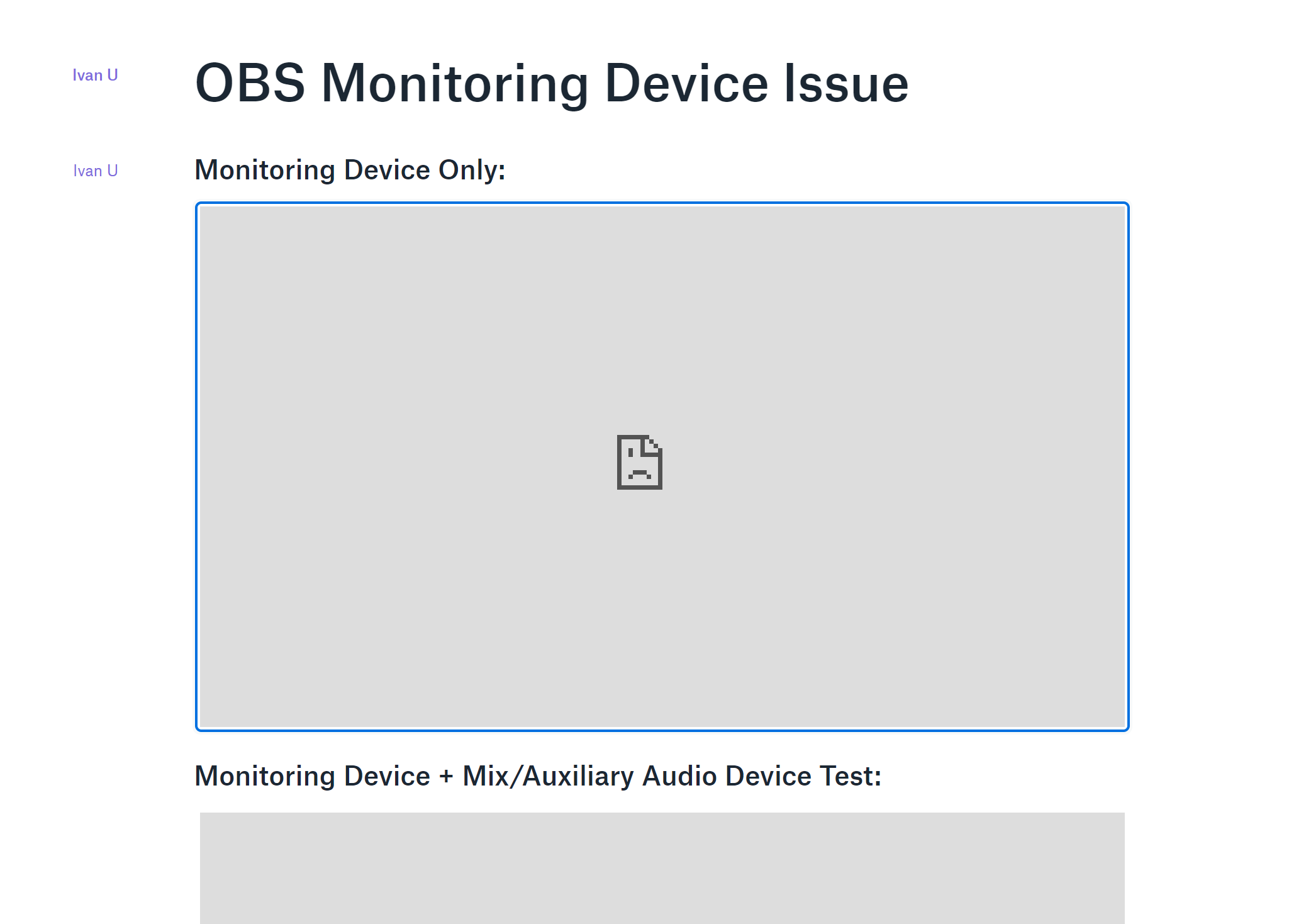 The Monitoring Device Reinitialization Problem · Issue #5770 · obsproject/obs-studio · GitHub