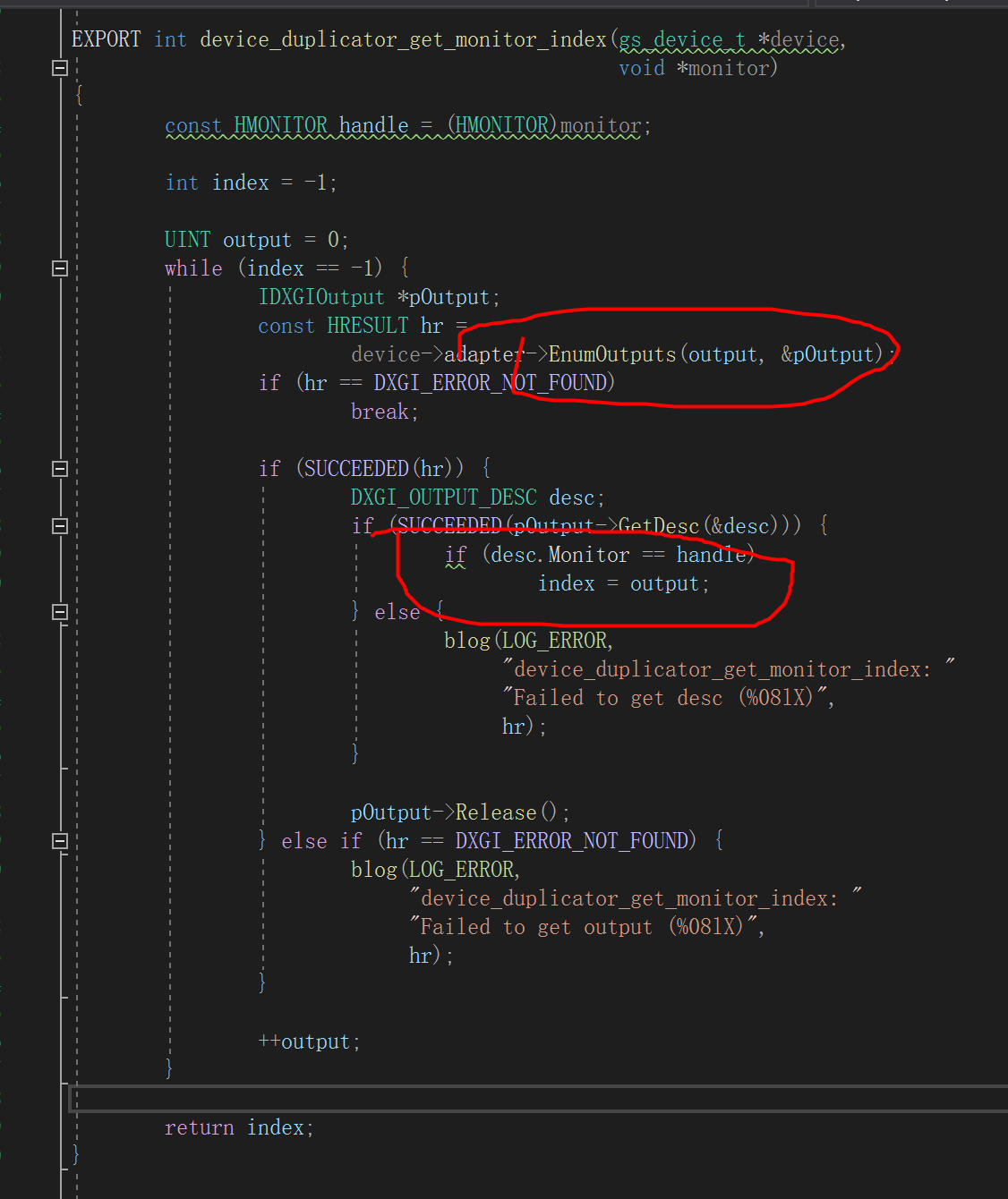 DXGI display duplication fails to capture displays that were connected while obs-studio was ...