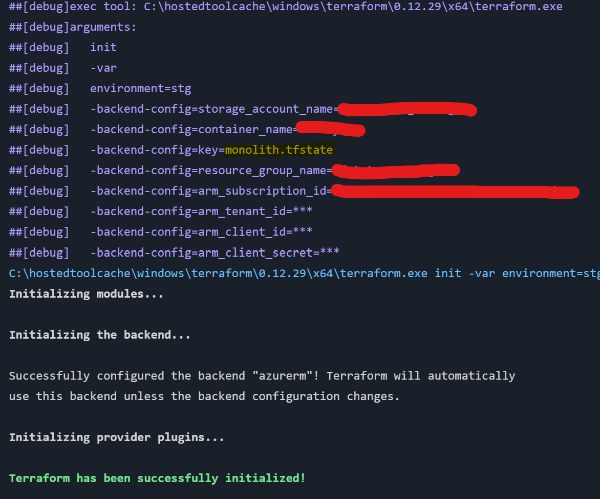 Terraform Validate Not Using Additional Parameters In Validate And Apply Step · Issue 749
