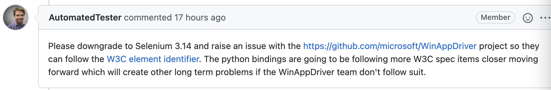 selenium 4.0: find_element returning dictionary instead of WebElement · Issue #1638 · microsoft ...