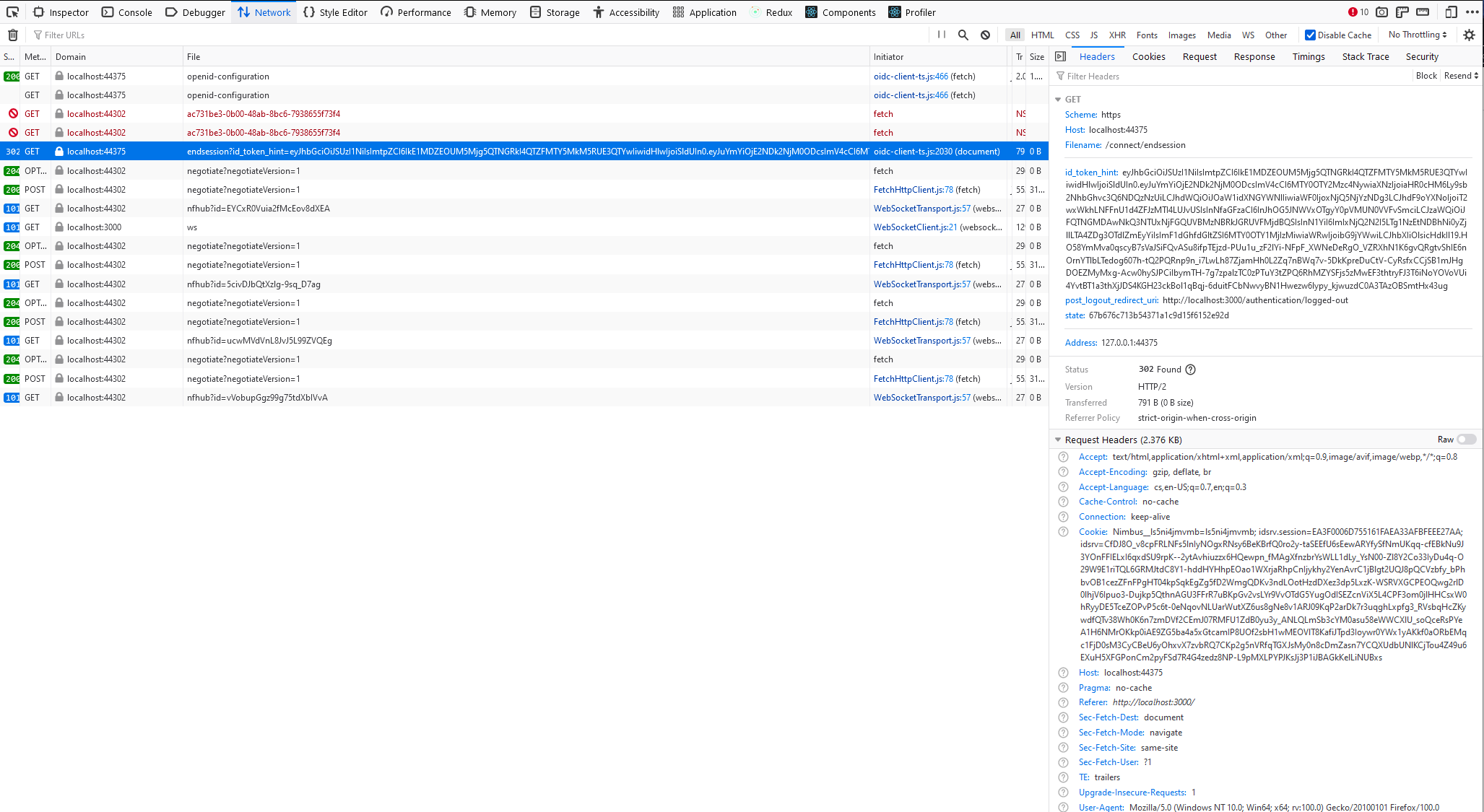 Jsonservice Getjson Network Error During Logout · Issue 479 · Authtsoidc Client Ts · Github 