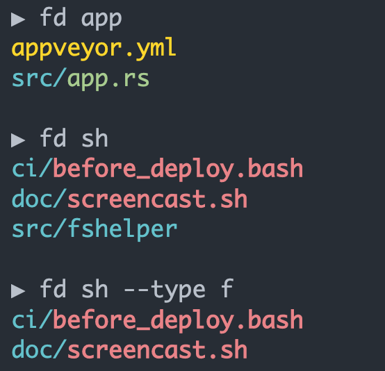 How to make the output of `fd` use the same colors as the readme example · Issue #375 · sharkdp ...