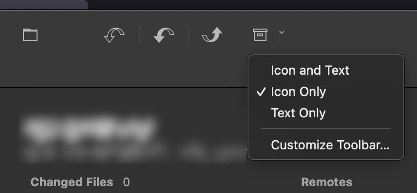 2.26: toolbar customization "Icon and / or Text" not saved · Issue #1810 · fork-dev/Tracker · GitHub
