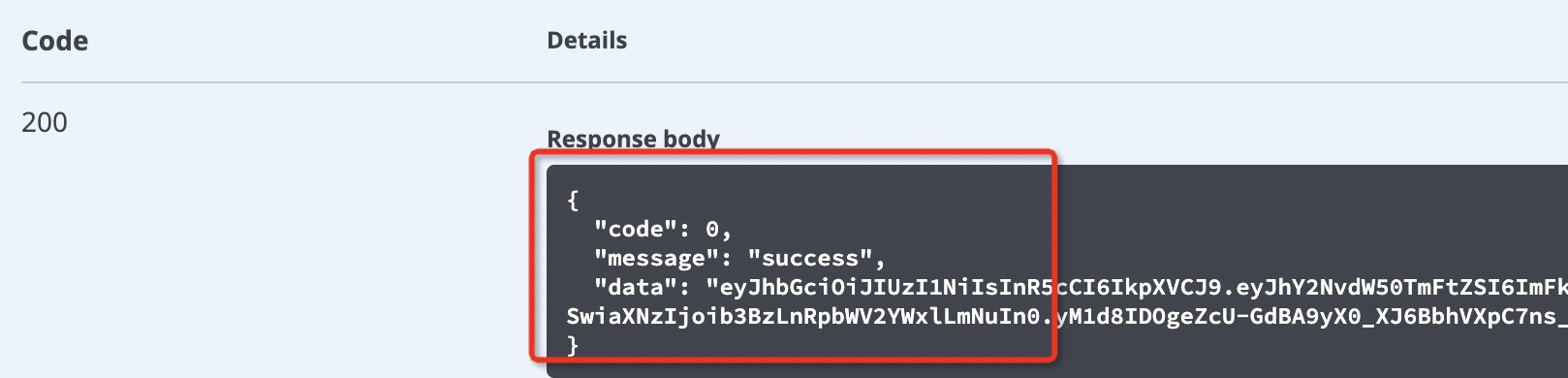 swagger中，httpstatus不为200时，请求结果没有显示response body信息 · Issue #4477 · beego/beego · GitHub