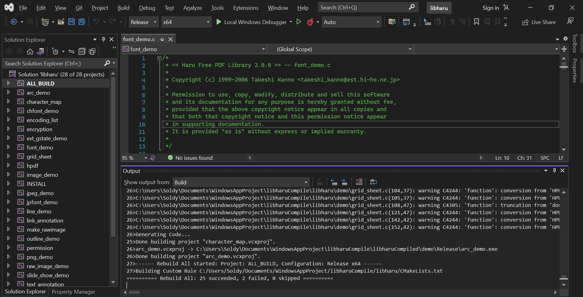 Do I need libm to compile libharu? · Issue #251 · libharu/libharu · GitHub