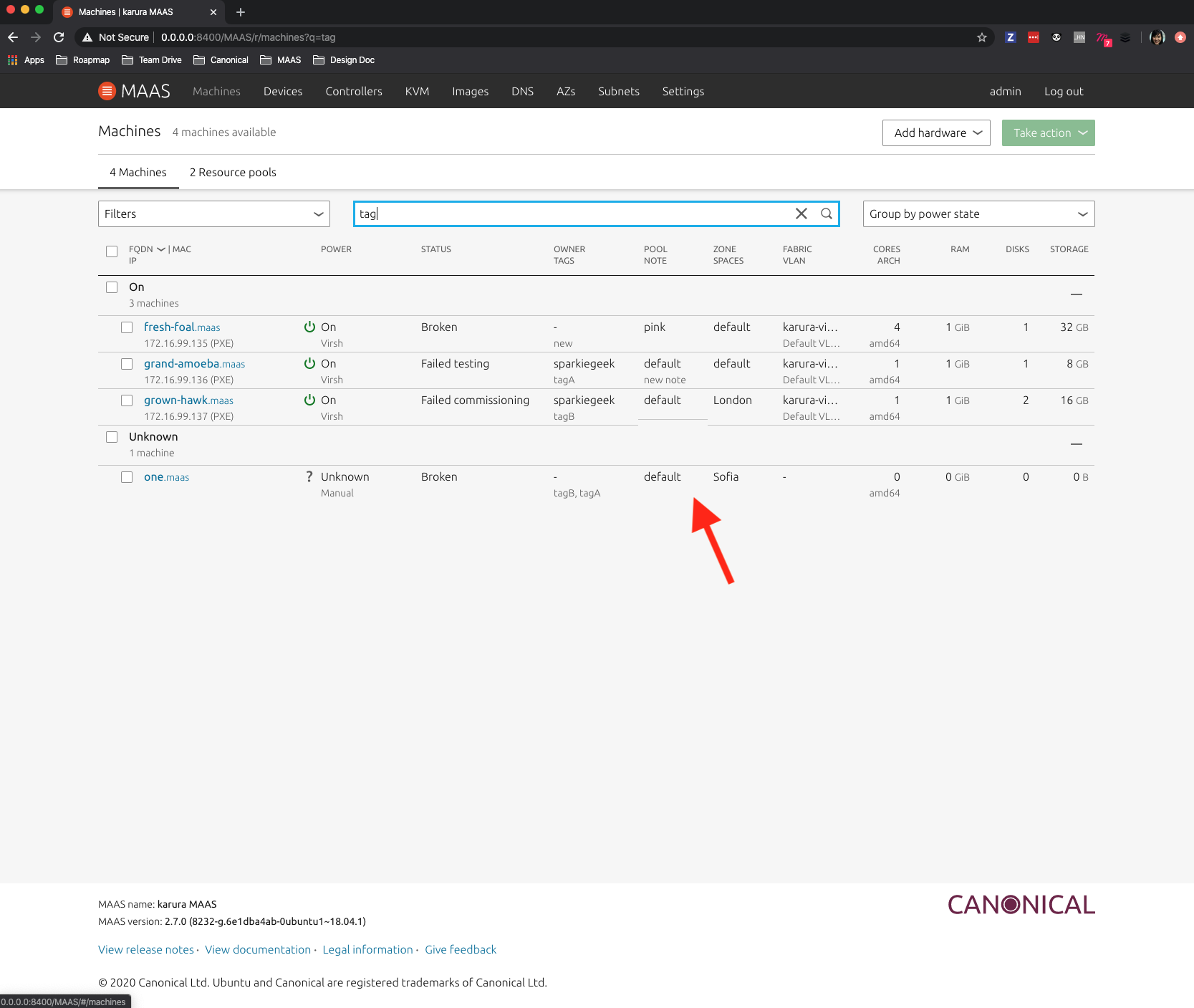 Broken Borders When Filtering Machines · Issue 925 · Canonical Maas Ui · Github