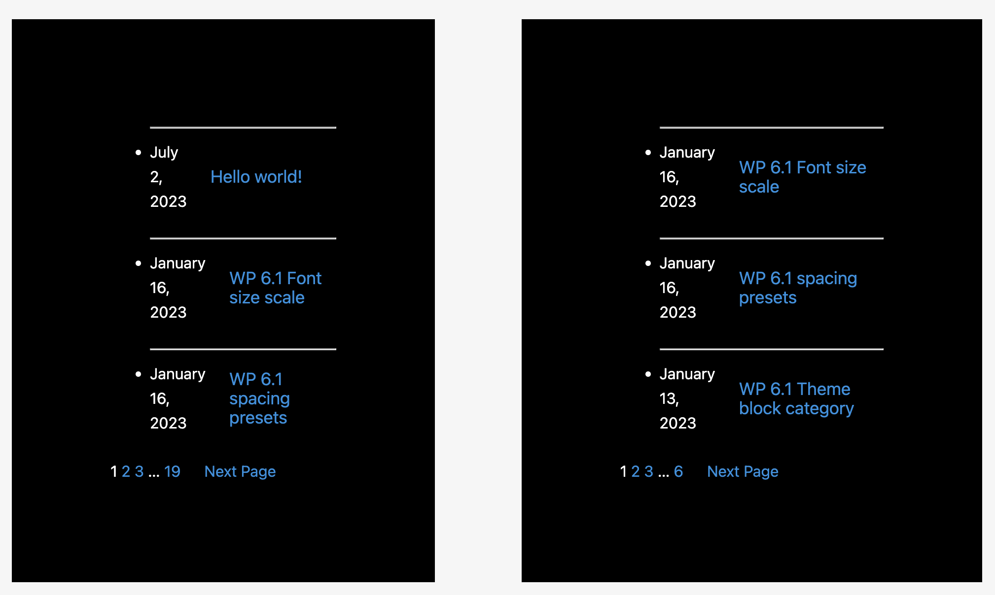 Query Loop Pagination: When there are multiple queries with pagination - paging seems to affect ...