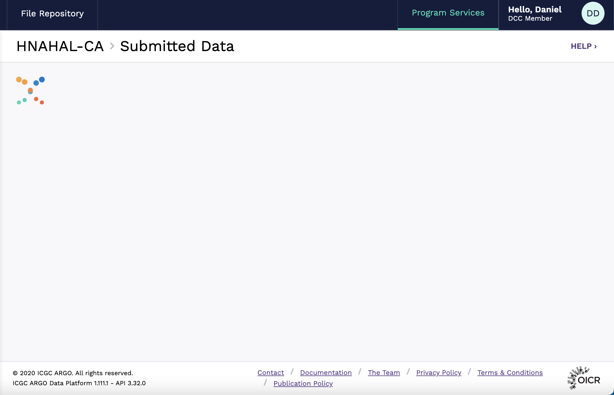 Submitted Data: make loader consistent with other sections · Issue #2352 · icgc-argo/platform-ui ...