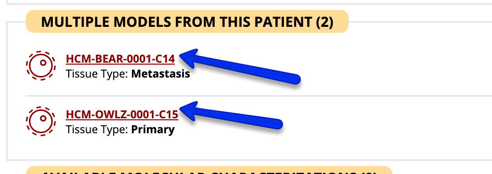 Multiple model link: implement multiples carousel · Issue #669 · nci-hcmi-catalog/portal · GitHub