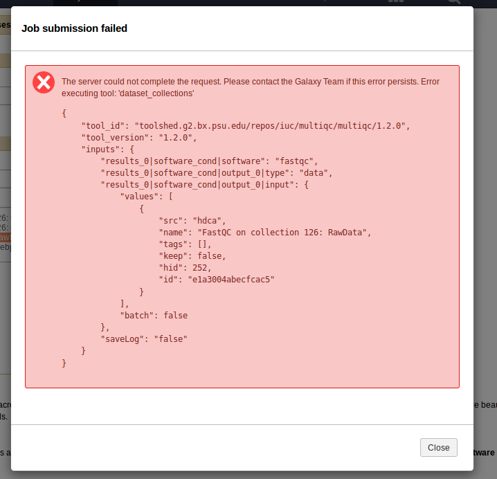Bug with running MultiQC on collections · Issue #5040 · galaxyproject ...