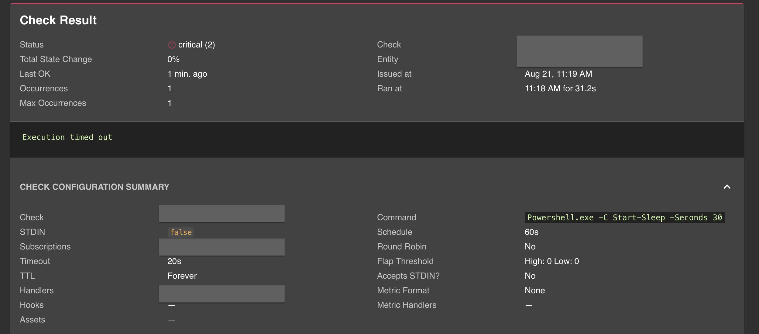 Windows agent doesn't properly handle timeouts · Issue #3979 · sensu/sensu-go · GitHub