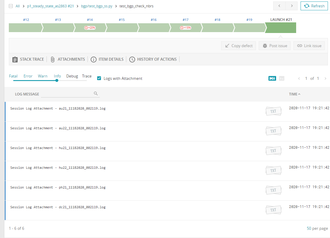 [v5] Log attachments being attached to the wrong test function with ...