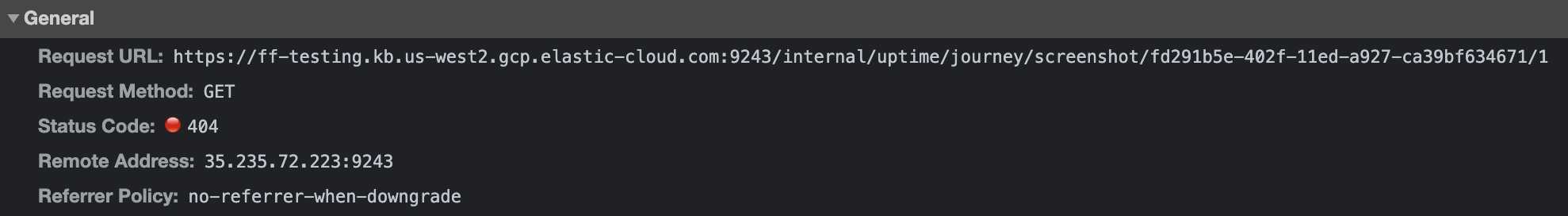 Uptime Synthetics UI does not display error view on screenshot 404 · Issue #142267 · elastic ...