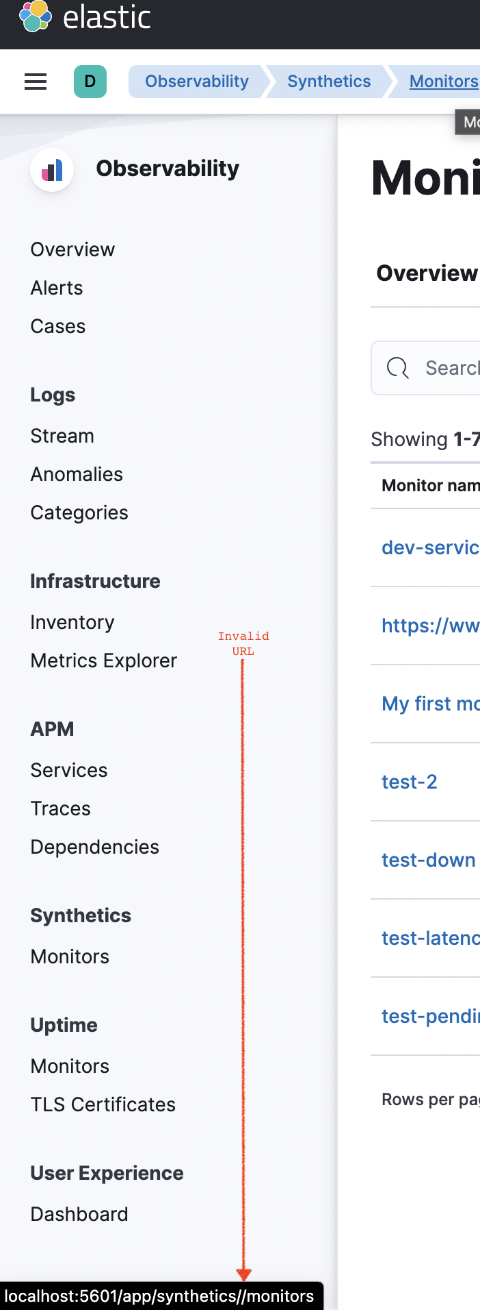 [Synthetics] `Monitors` Breadcrumb path is invalid · Issue #145433 · elastic/kibana · GitHub