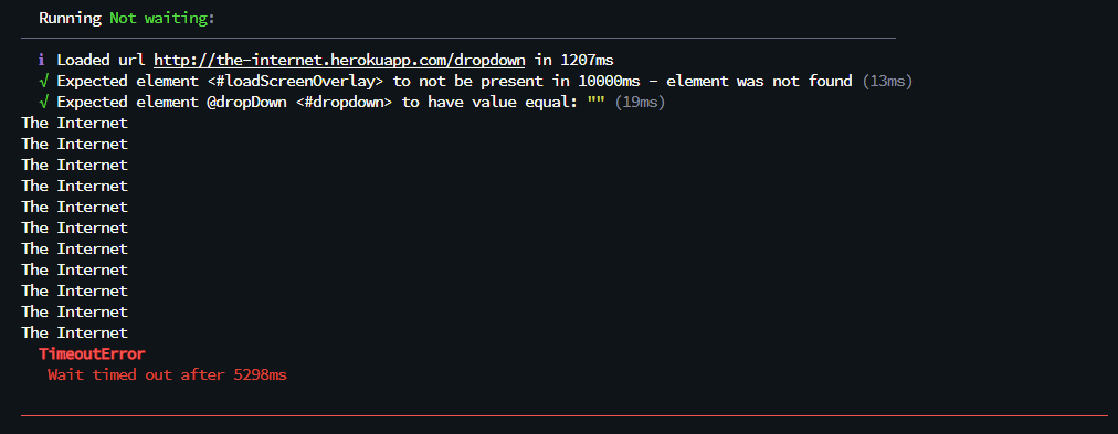 waitUntil may not wait when used in a custom command · Issue #3753 · nightwatchjs/nightwatch ...