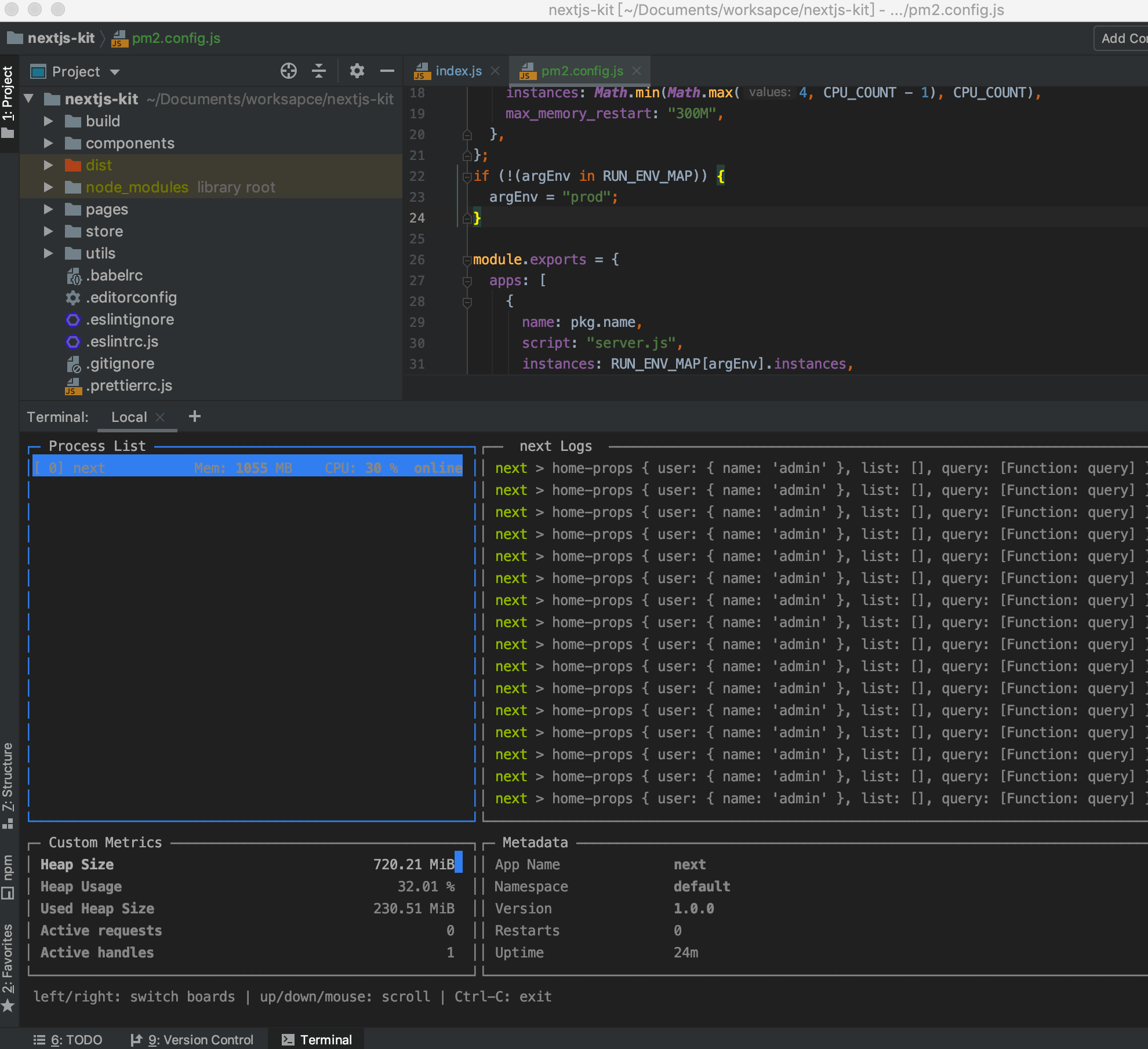 Memory leak in app created from specific boilerplate · Issue #10394 ...