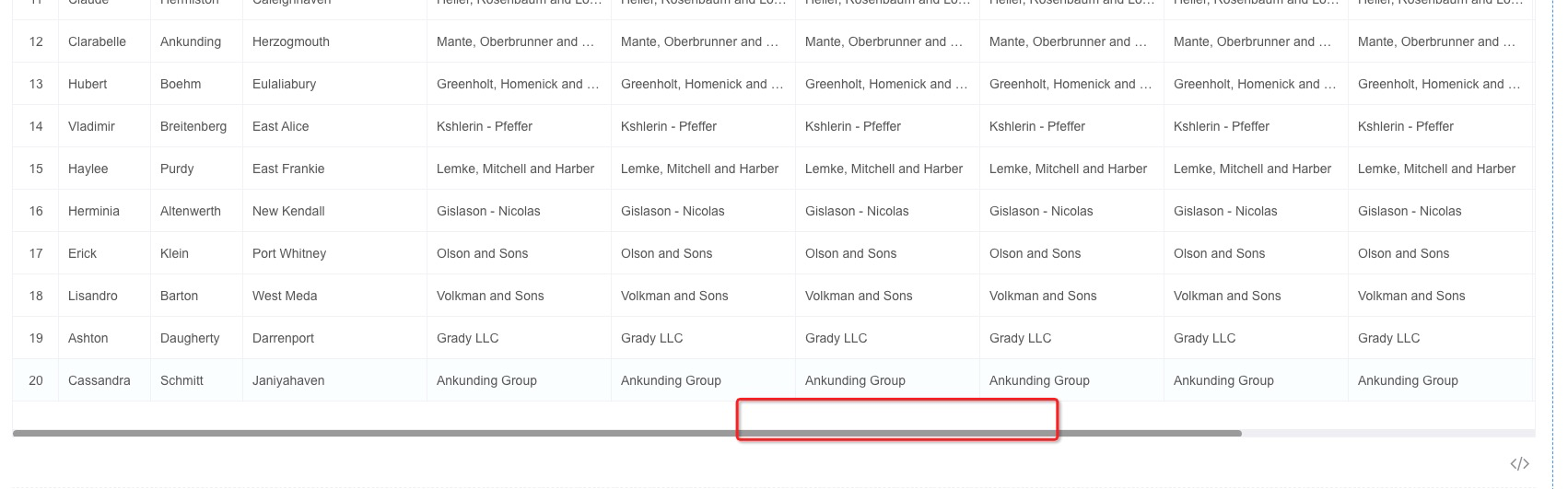 Table的 Affix Horizontal Scrollbar 示例中底部有一段空白，要怎么去掉呢 · Issue #1431 · rsuite/rsuite · GitHub