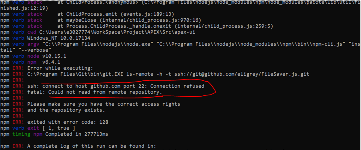 Could Not Read From Remote Repository · Issue 2442 · Parallaxjspdf 