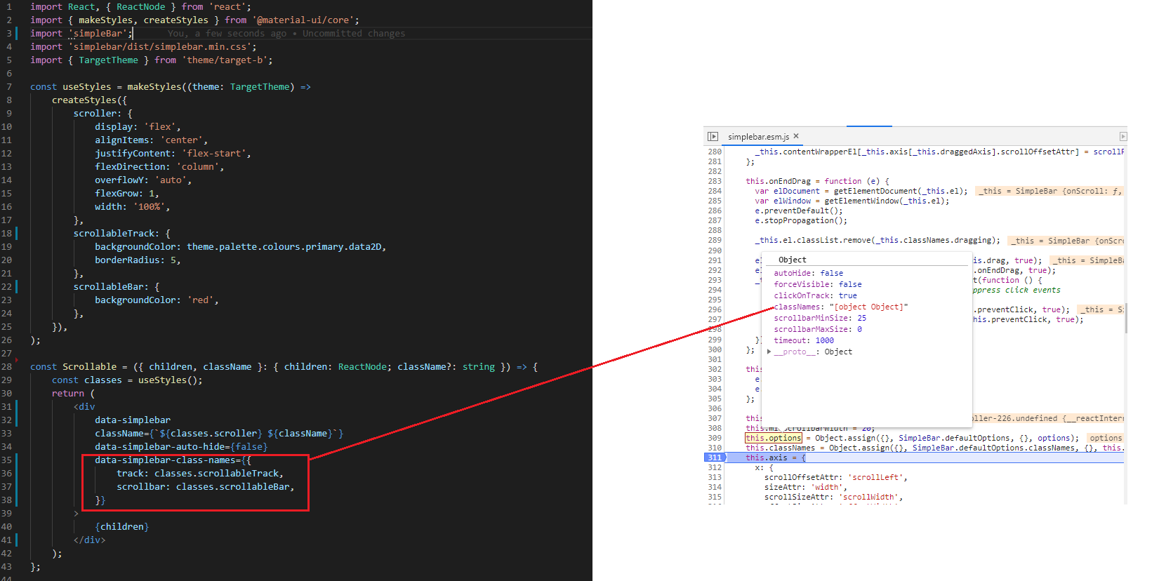 Can't assign an object to data-simplebar-class-names · Issue #457 · Grsmto/simplebar · GitHub
