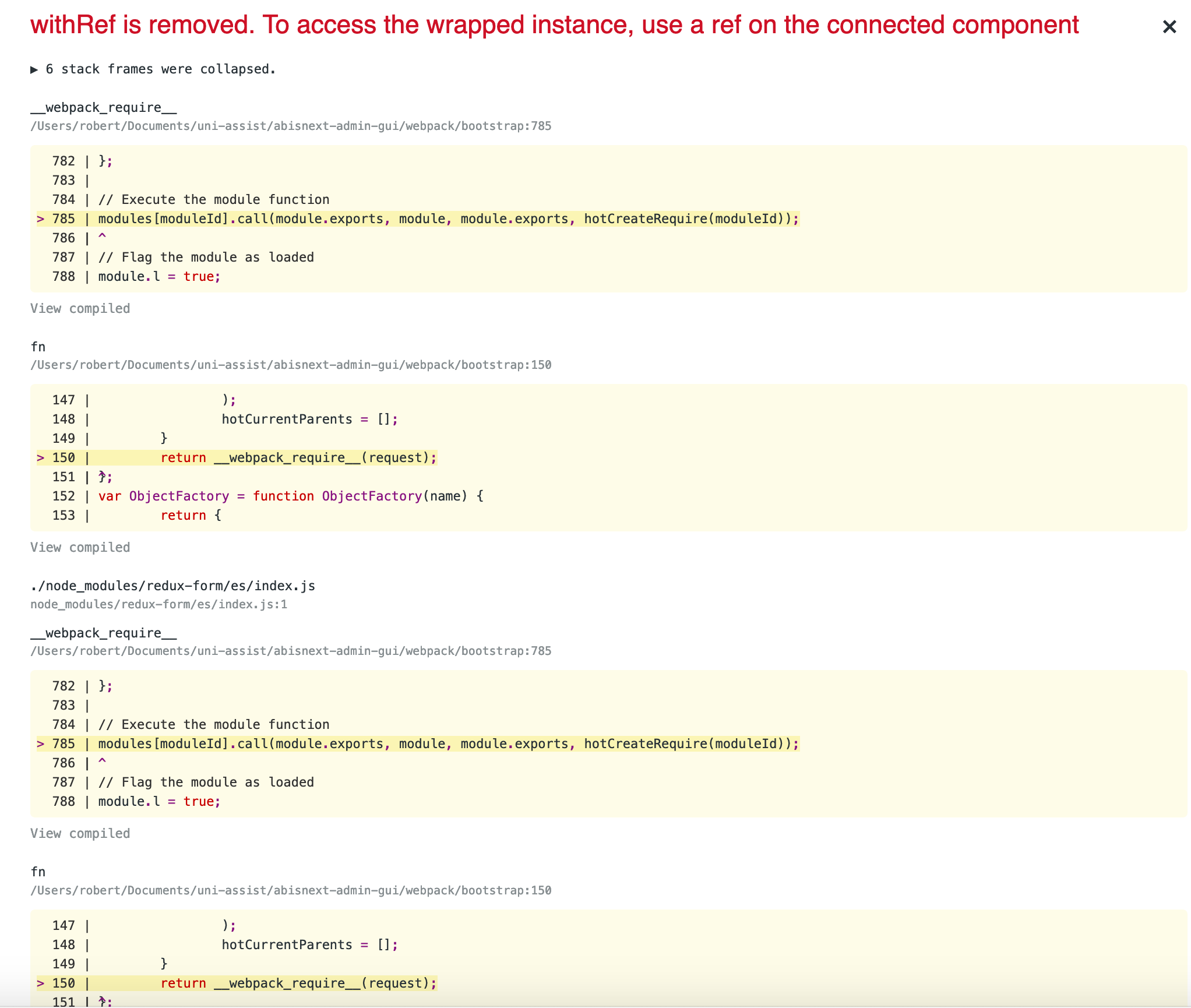Adding A Custom Logout Button Results In Error Withref Is Removed · Issue 3774 · Marmelab