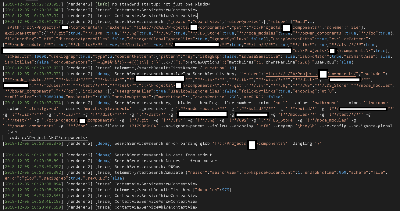 Works in "files to include", fails in "files to exclude" · Issue #64415 · microsoft/vscode · GitHub