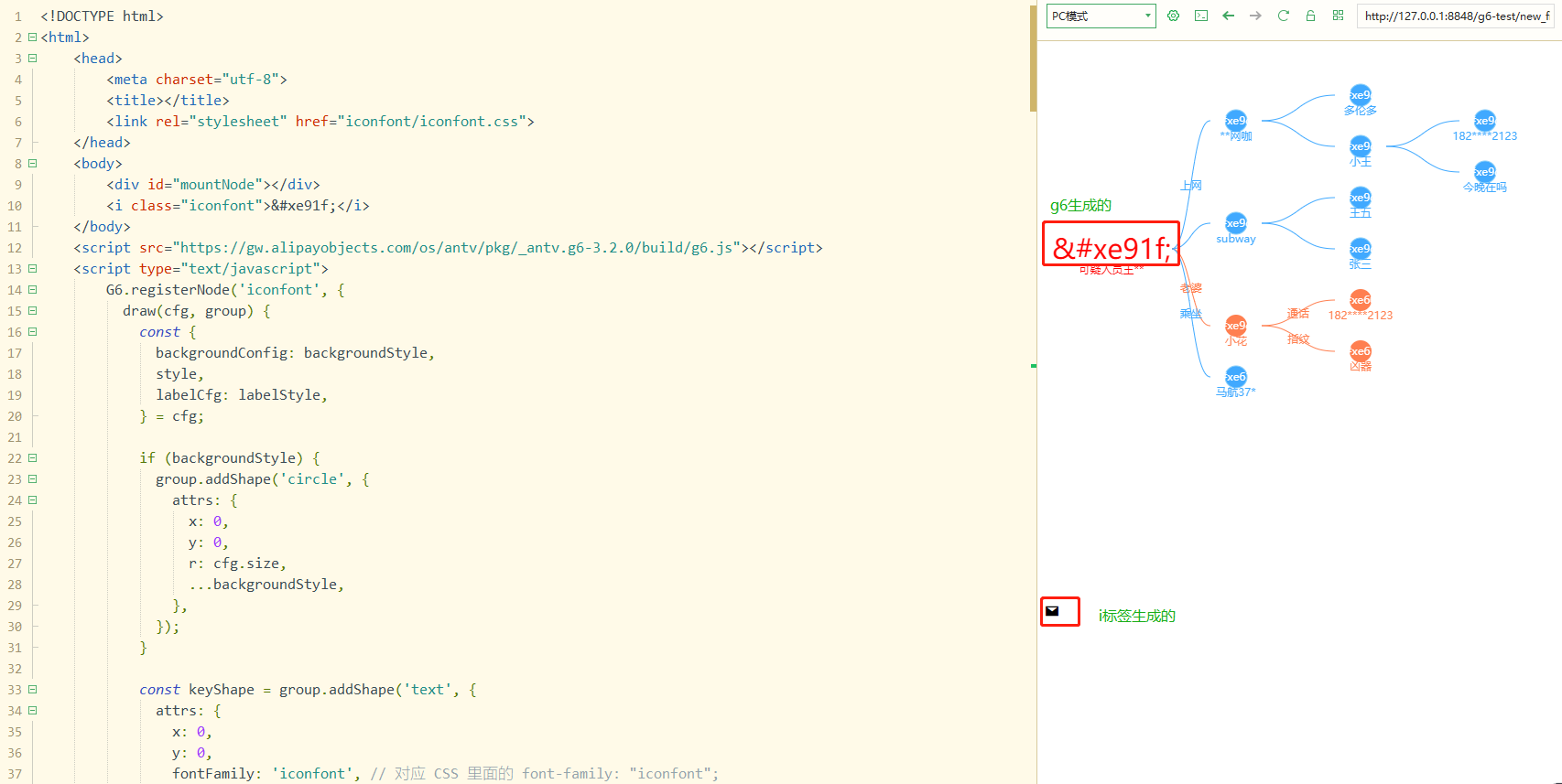 使用iconfont图标无效 · Issue #1108 · antvis/G6 · GitHub