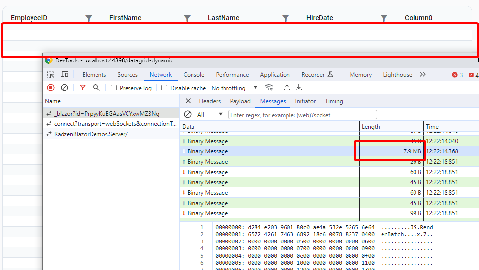 Performance DataGrid slow loading/large download data · Issue #1228 · radzenhq/radzen-blazor ...