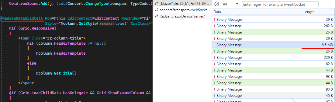 Performance DataGrid slow loading/large download data · Issue #1228 · radzenhq/radzen-blazor ...