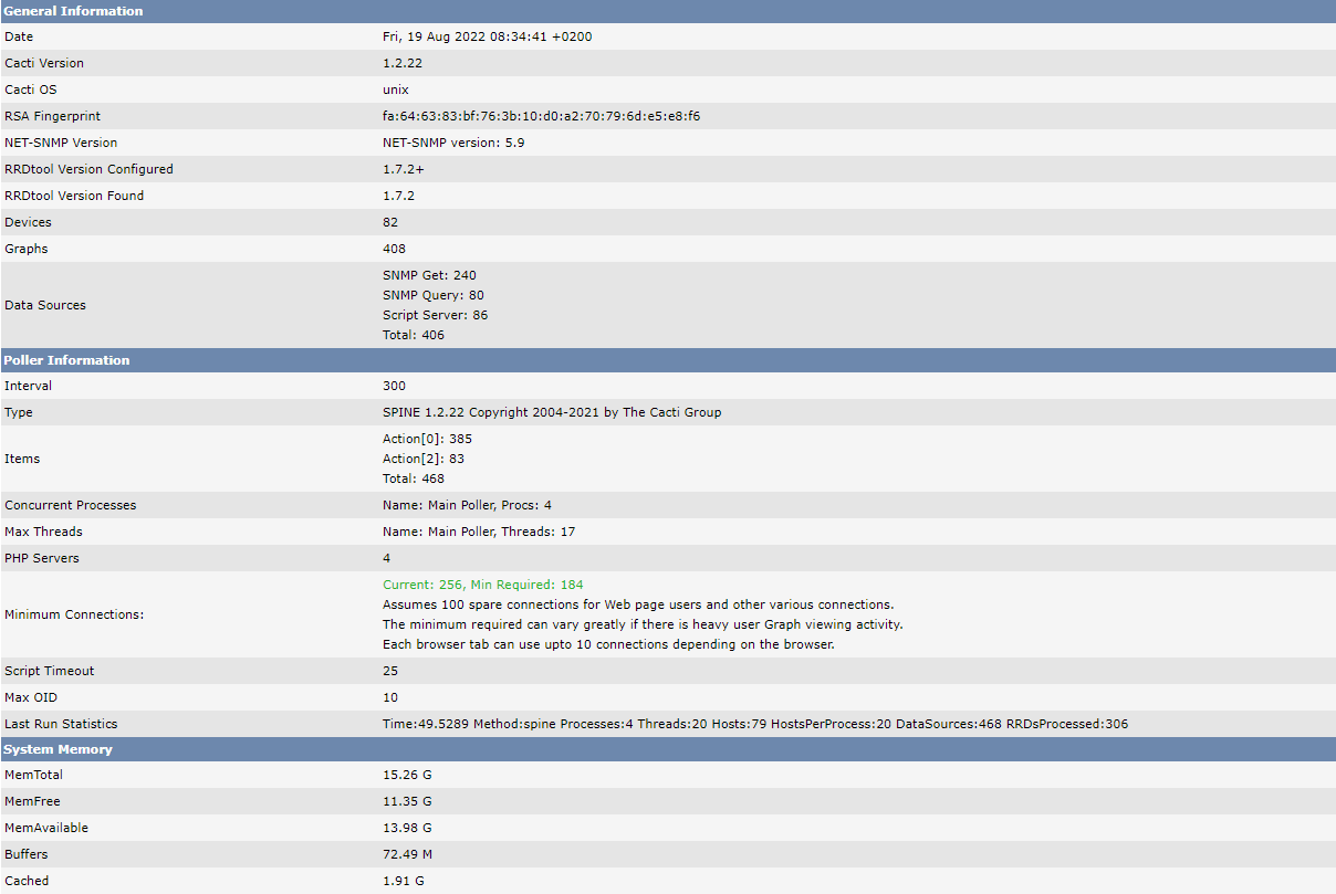 Process being killed due to timeout! after update to 1.2.22 · Issue #4894 · Cacti/cacti · GitHub