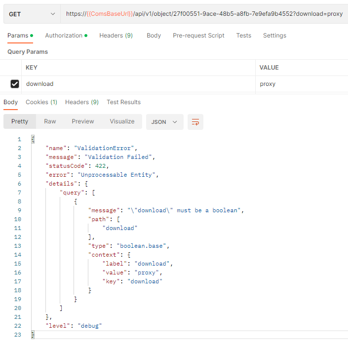 Download via proxy does not appear to work · Issue #90 · bcgov/common-object-management-service ...