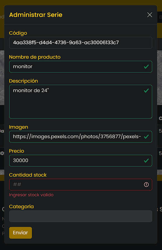 La categoria no aparece seleccionada al editar un producto · Issue #5 · EduRossB/ProyectoModulo2 ...