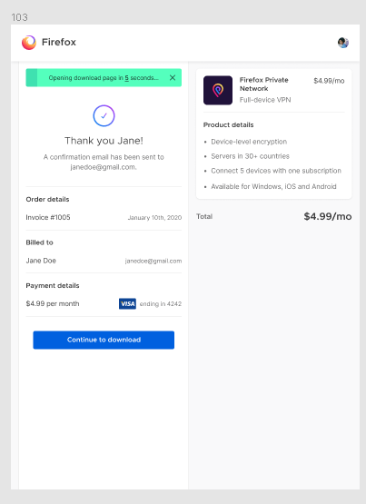 Implement updated subscription Confirmation UI · Issue #3929 · mozilla/fxa · GitHub