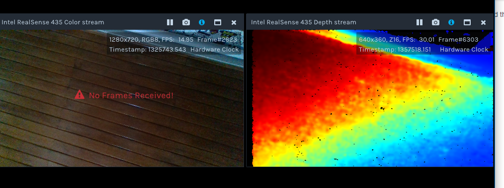 Can't read from depth and color stream at same time in realsense viewer · Issue #1044 ...