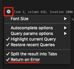 Errors appearing multiple times in query result · Issue #1940 · TablePlus/TablePlus · GitHub