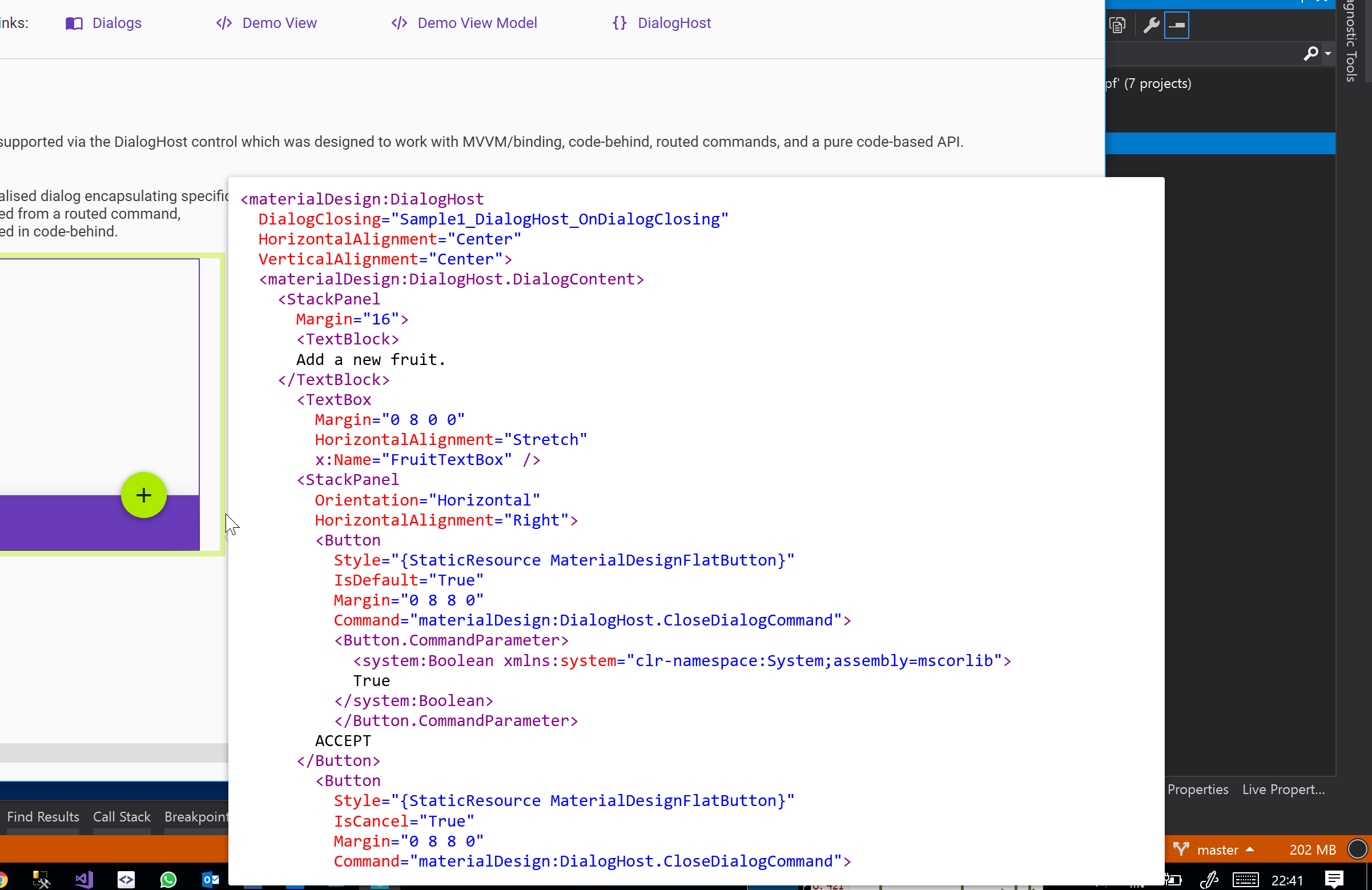Copy button missing from some places where ShowMeTheXAML is impemented ...