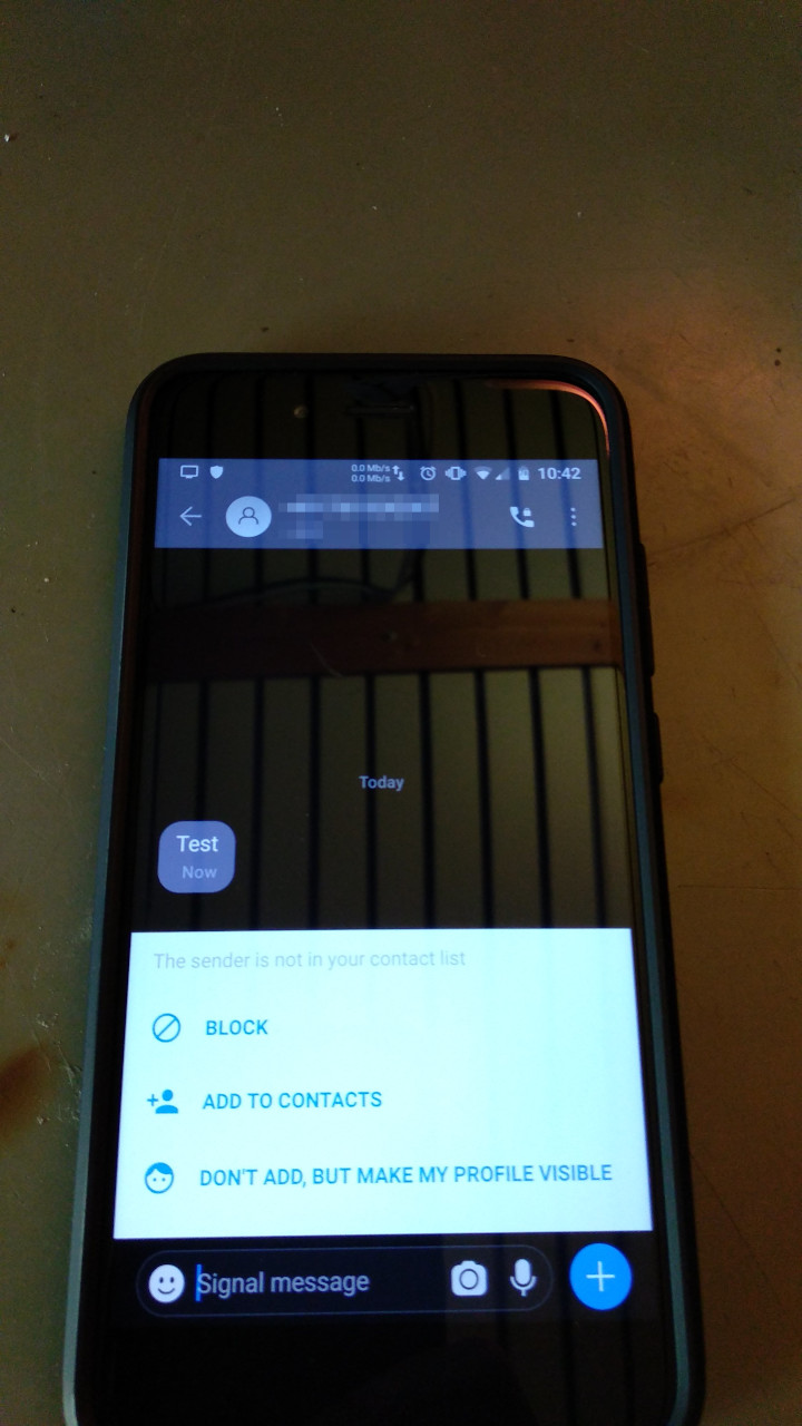 Phone back button does not work after contact is created · Issue #9131 · signalapp/Signal ...