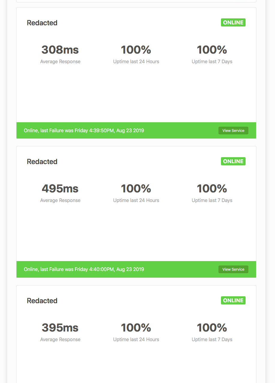 Homepage graphs not appearing · Issue #238 · statping/statping · GitHub