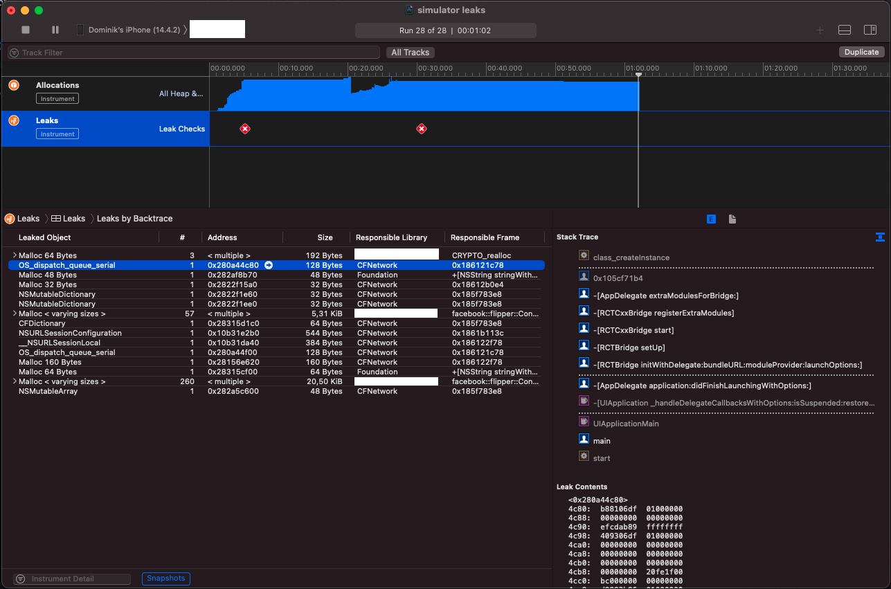 [unimodules][iOS] Memory leaks - extraModulesForBridge · Issue #13201 · expo/expo · GitHub