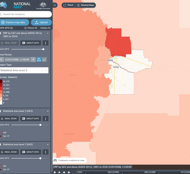 Investigate (and fix) link between statistical ABS data to statistical ...