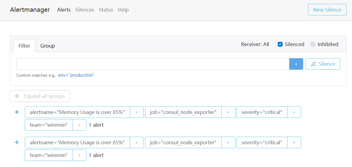 Alertmanager Has Multi Groups While Only One Rule · Issue 3141 · Prometheusalertmanager · Github 5226